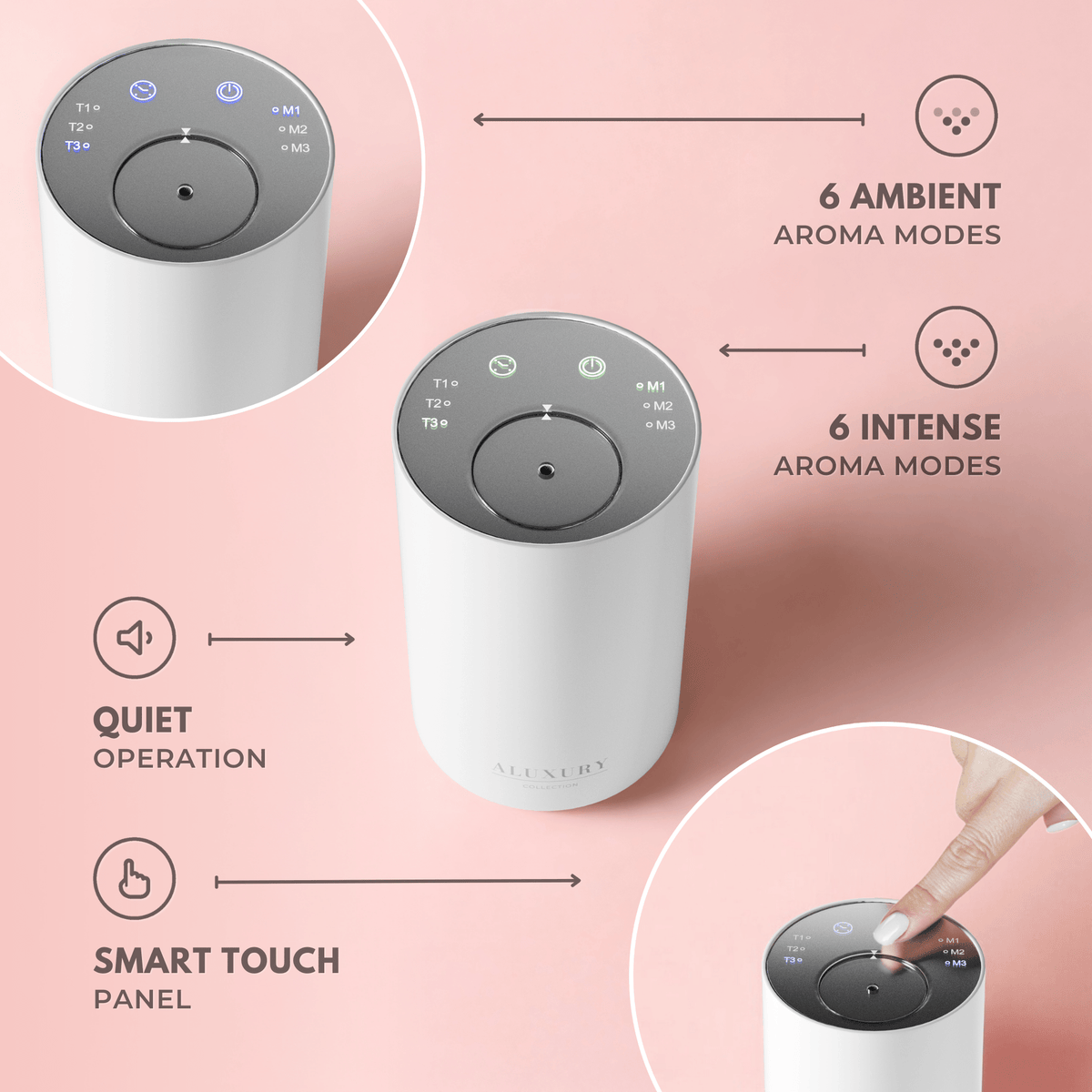 Nebula Waterless Diffuser | Portable & Rechargeable EO Diffuser – Aluxury® Collection