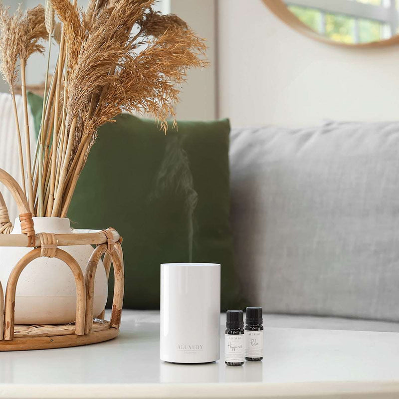 NEBULA Waterless Oil Diffuser | Portable | 1 FREE OIL – Aluxury® Collection